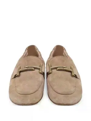 TOD'S Double T Suede Loafers
