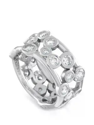 LB EXCLUSIVE Diamond Circular-motif Ring - Silver