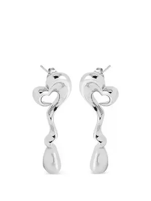 YOJ Agapi Drop Earrings - Silver