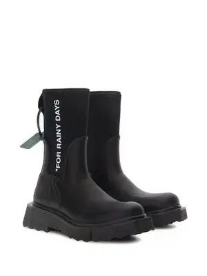 Off-White Sponge Logo-print Rain Boots