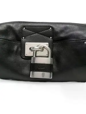 Chloé Paddington Leather Shoulder Bag - Black