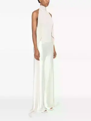 FRANCESCO MURANO Halterneck Draped-detail Top