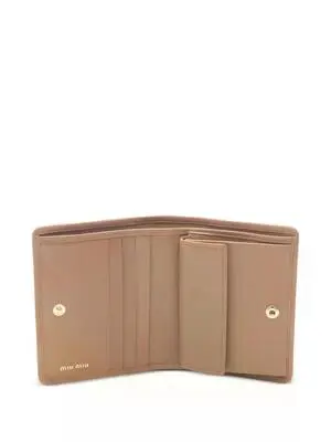 Miu Miu 2020s Quilted Bi-fold Wallet - Brown