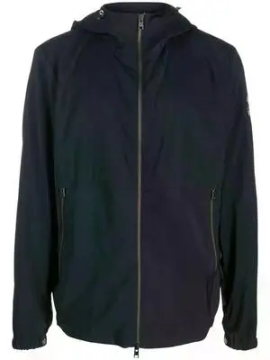 Woolrich Zip-up Wool Windbreaker - Blue