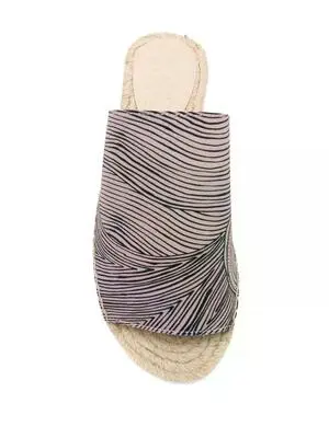 AMIR SLAMA X Cervera Printed Espadrilles