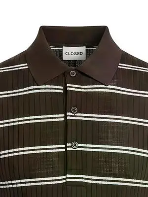 Closed Striped Wool Polo Shirt