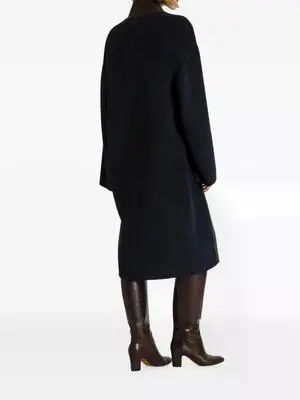 Alberta Ferretti Two-tone Belted Wool Coat