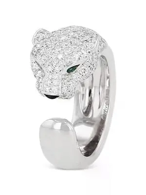 Cartier 2011 Panthère Emerald And Diamond Ring