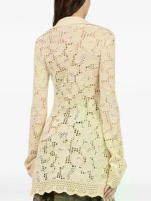 Roberto Cavalli Front-tie Cardigan