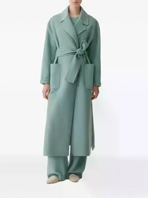 Fabiana Filippi Belted Patch-pocket Coat