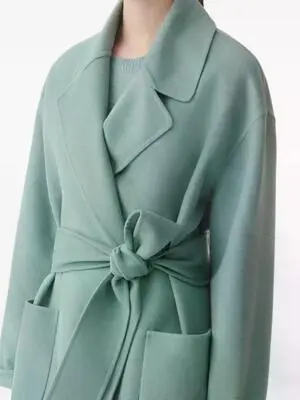Fabiana Filippi Belted Patch-pocket Coat
