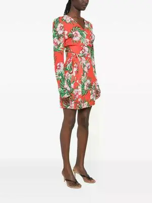 MARCO BOLOGNA Floral-print Wrap Mini Dress