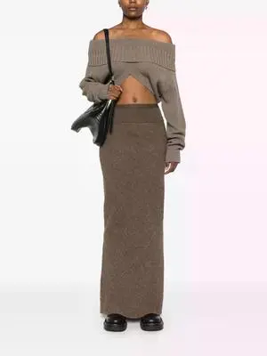 Rick Owens Flared Maxi Skirt