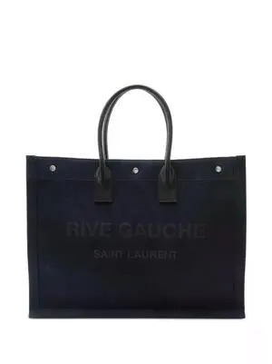 Saint Laurent 2021 Rive Gauche Tote Bag Blue