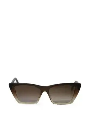 Saint Laurent Cat-eye Sunglasses - Brown