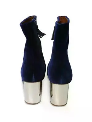 Proenza Schouler Velvet Block-heel Ankle Boots