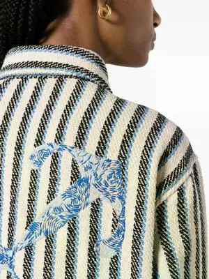 Off-White Arrows-embroidered Woven Shirt