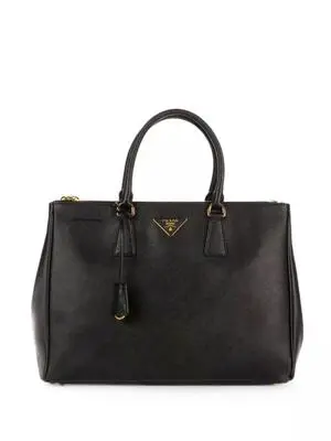 Prada Large Galleria Double-zip Tote Bag - Black