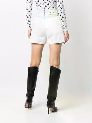 Off-White Gradient-effect Denim Shorts