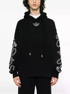 Off-White Bandana Arrows Embroidered Hoodie