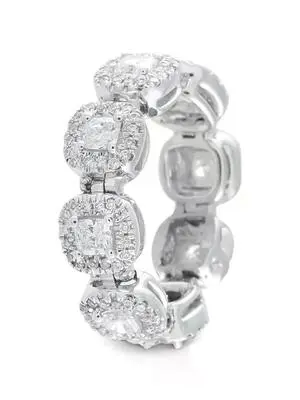 LB EXCLUSIVE Diamond Halo Ring - Silver