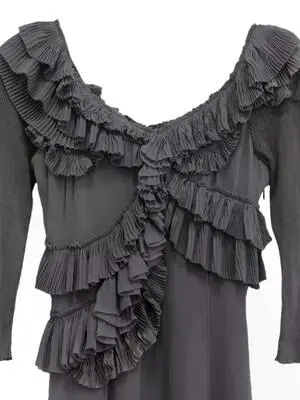 Burberry Ruffled Silk Dress