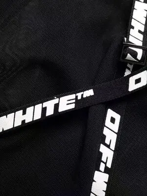 Off-White Logo-strap Mesh Bodysuit