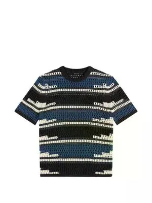 DAILY PAPER Kente Stripe-knit T-shirt
