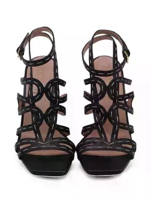 Alberta Ferretti Caged Strap Sandals