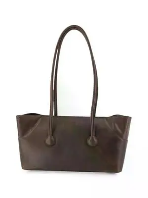 MARGESHERWOOD Boat Leather Shoulder Bag - Brown