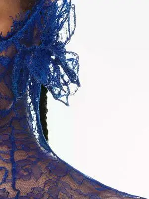 Off-White Floral-lace Glove-sleeve Body