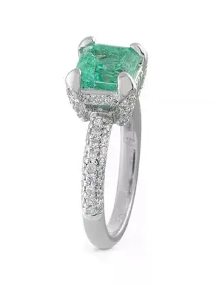 LB EXCLUSIVE Emerald And Diamond Ring