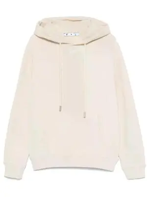 Off-White Arrows-print Hoodie - Neutrals