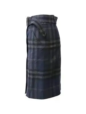 Burberry Tartan Wrap-style Skirt