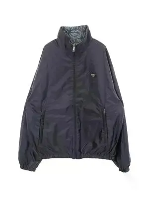 Prada 2010s Re-nylon Reversible Jacket - Blue