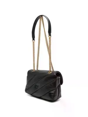 Pinko Love Birds Quilted Shoulder Bag