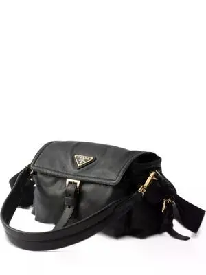 Prada Nappa Leather Mini Bag - Black