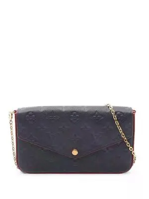 LOUIS VUITTON 2010s Monogram Felicie Wallet - Blue