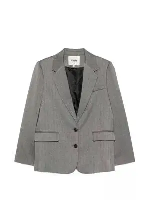 Maje Striped Crystal-embellished Blazer