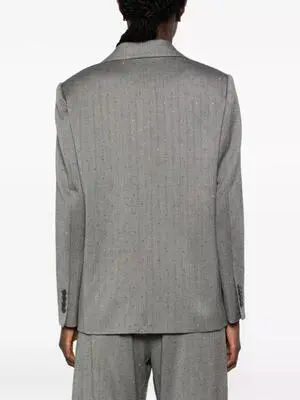 Maje Striped Crystal-embellished Blazer