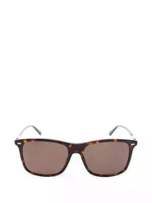Gucci Tortoiseshell-effect Square-frame Sunglasses - Brown
