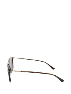 Gucci Tortoiseshell-effect Square-frame Sunglasses