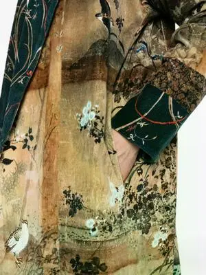 PIERRE-LOUIS MASCIA Scenic Print Velvet Coat