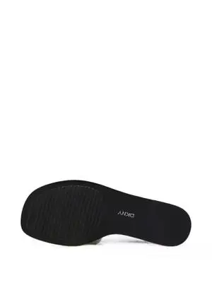 Dkny Columba Snake-effect Sandals