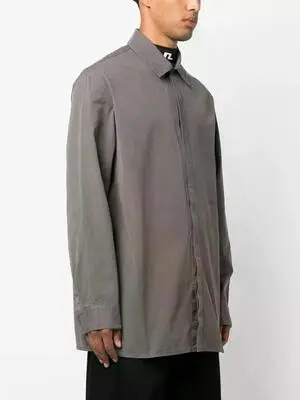 Off-White Embroidered-logo Oversized-cut Shirt