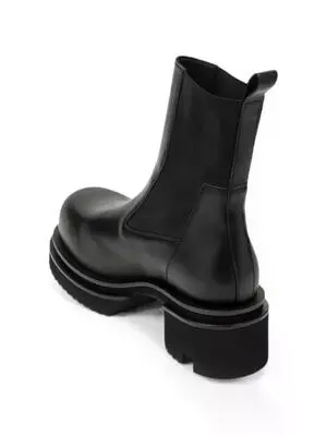 Rick Owens Beatle Gabe Leather Chelsea Boots - Black