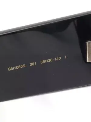 Gucci Rectangle Frame Sunglasses With Logo Detail