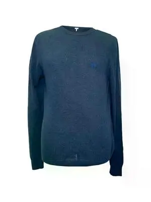 Loewe 2020s Anagram Embroidered Sweater - Blue