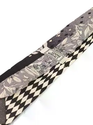 Versace Floral-print Tie