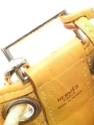 Hermès 2000 Clemence Leather Shoulder Bag